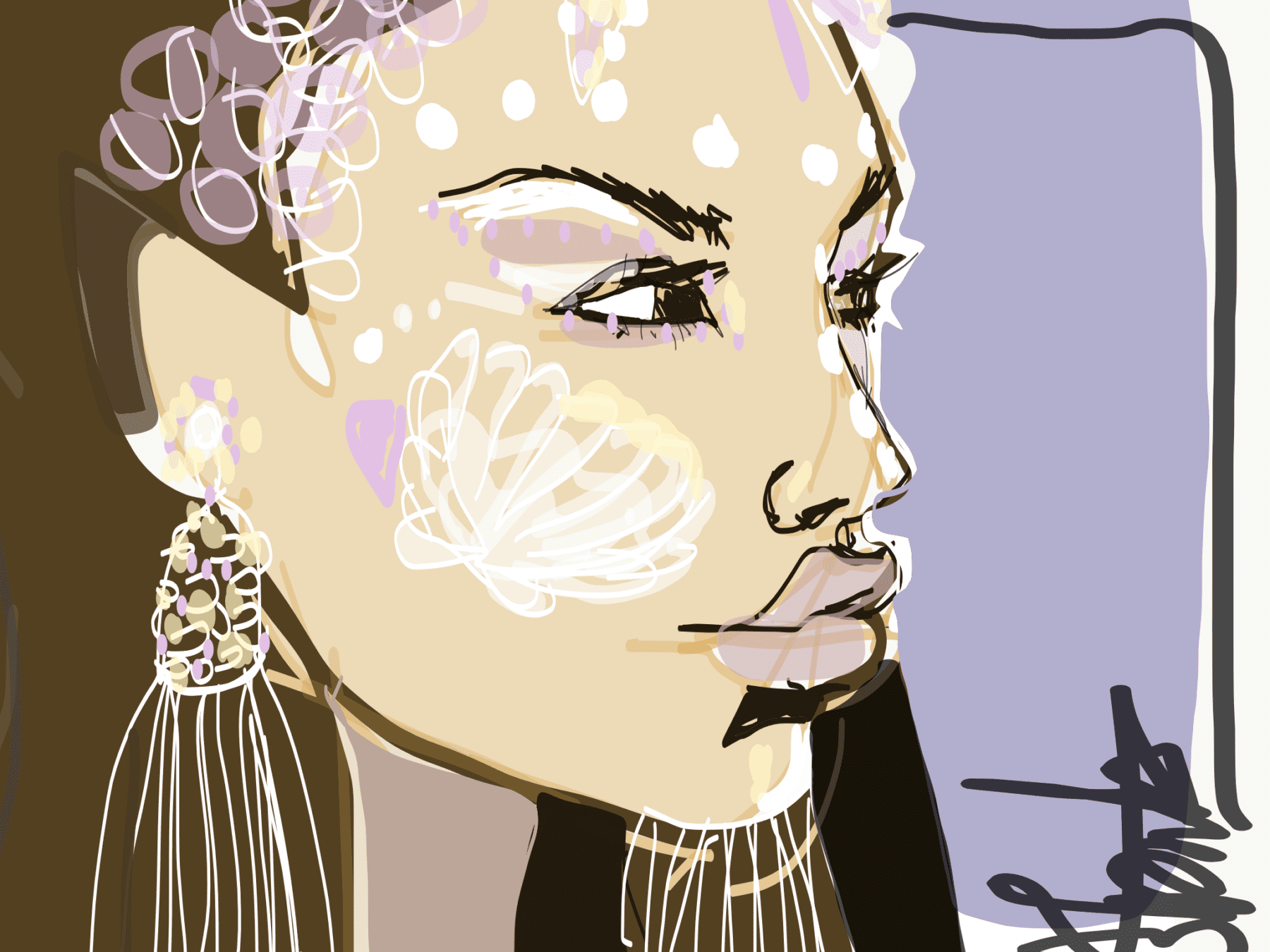 Adobe Draw and Adobe Fresco apps for fashion illustration
