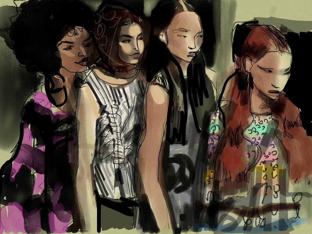 Using Artist Markers for Fashion Design Illustration