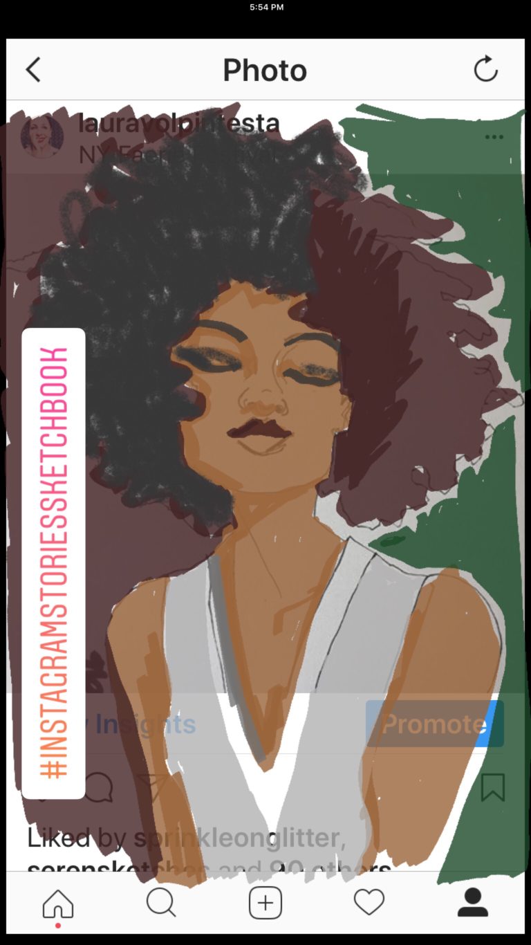 Social Media: Instagram Coloring Fun | Fashion Illustration Tribe