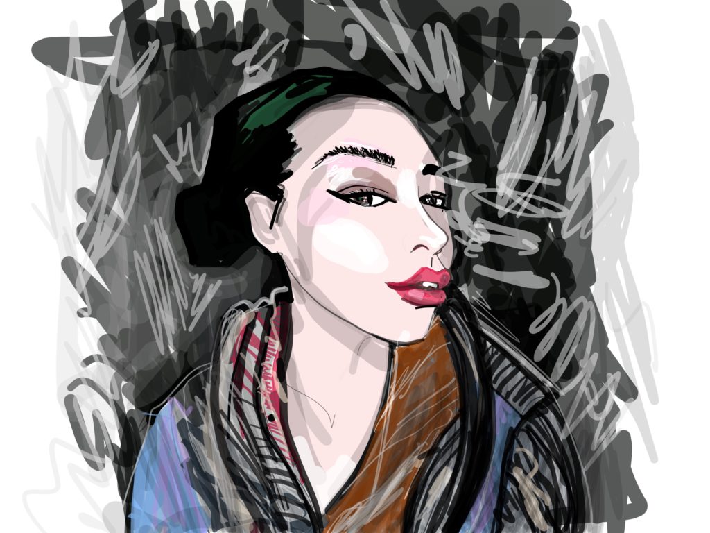 How to draw faces for fashion