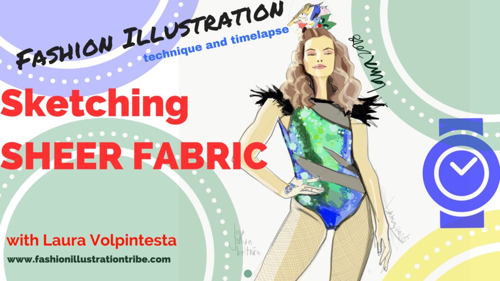 How to draw sheer fabrics | Fashion Illustration Tribe