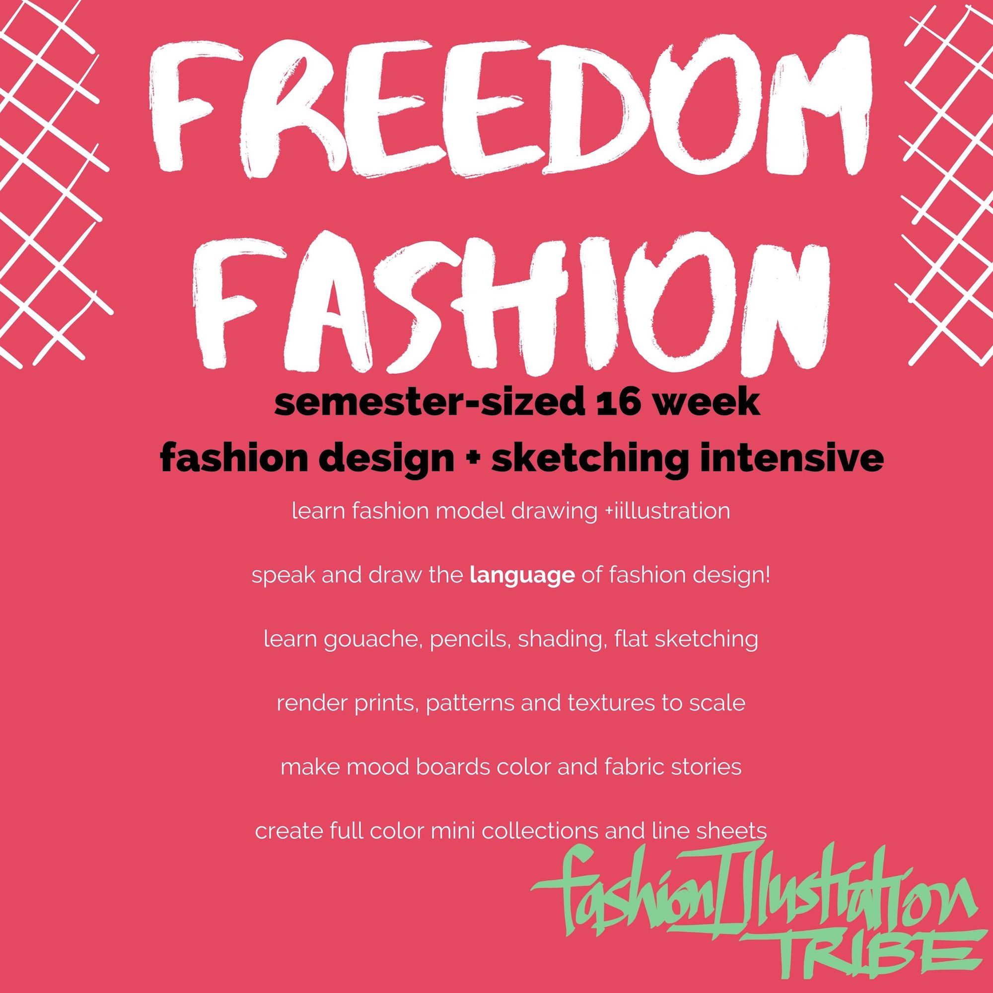Learn Fashion Design, Fashion Illustration online from anywhere!