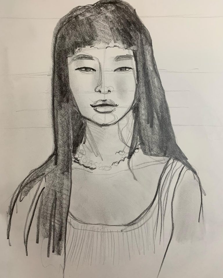 Drawing Fringe for Fashion Illustration