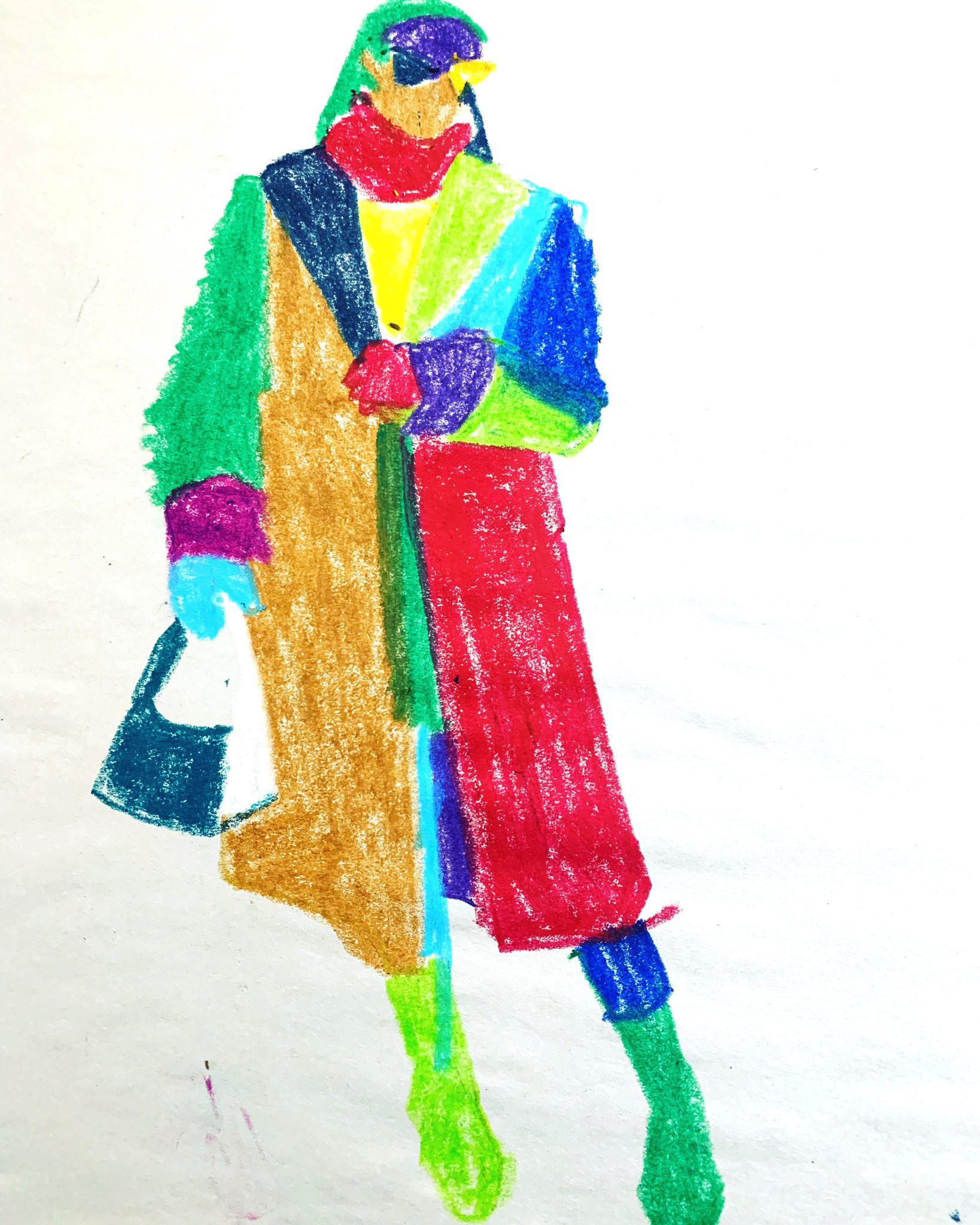 Color Blocking Exercise for Fashion Illustration | Fashion Illustration ...