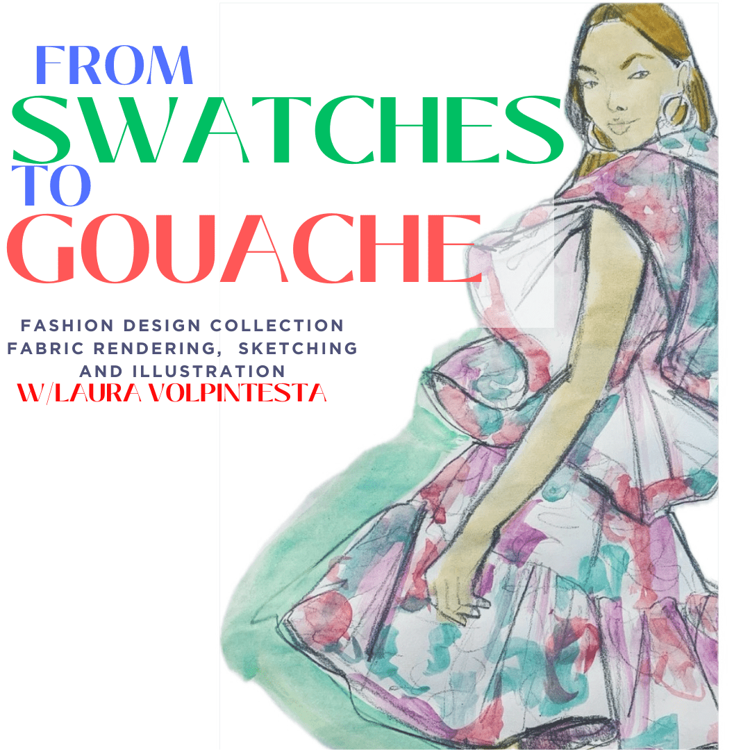 Straight and Posed Fashion Model Drawing FREE class | LAURA VOLPINTESTA